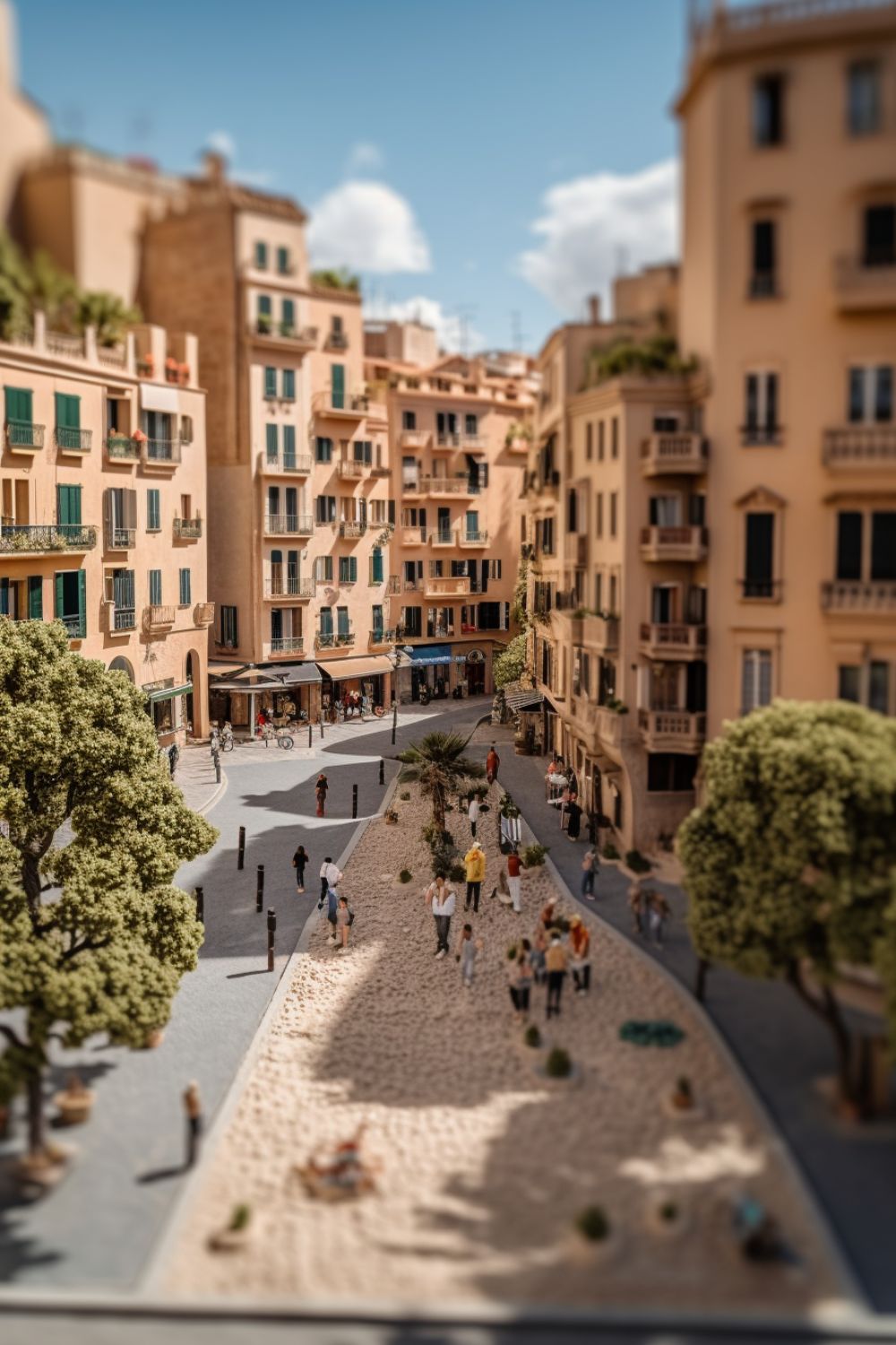 16 Magical Photos of Tiny Palma de Mallorca - Midjourney AI Art Tiny ...