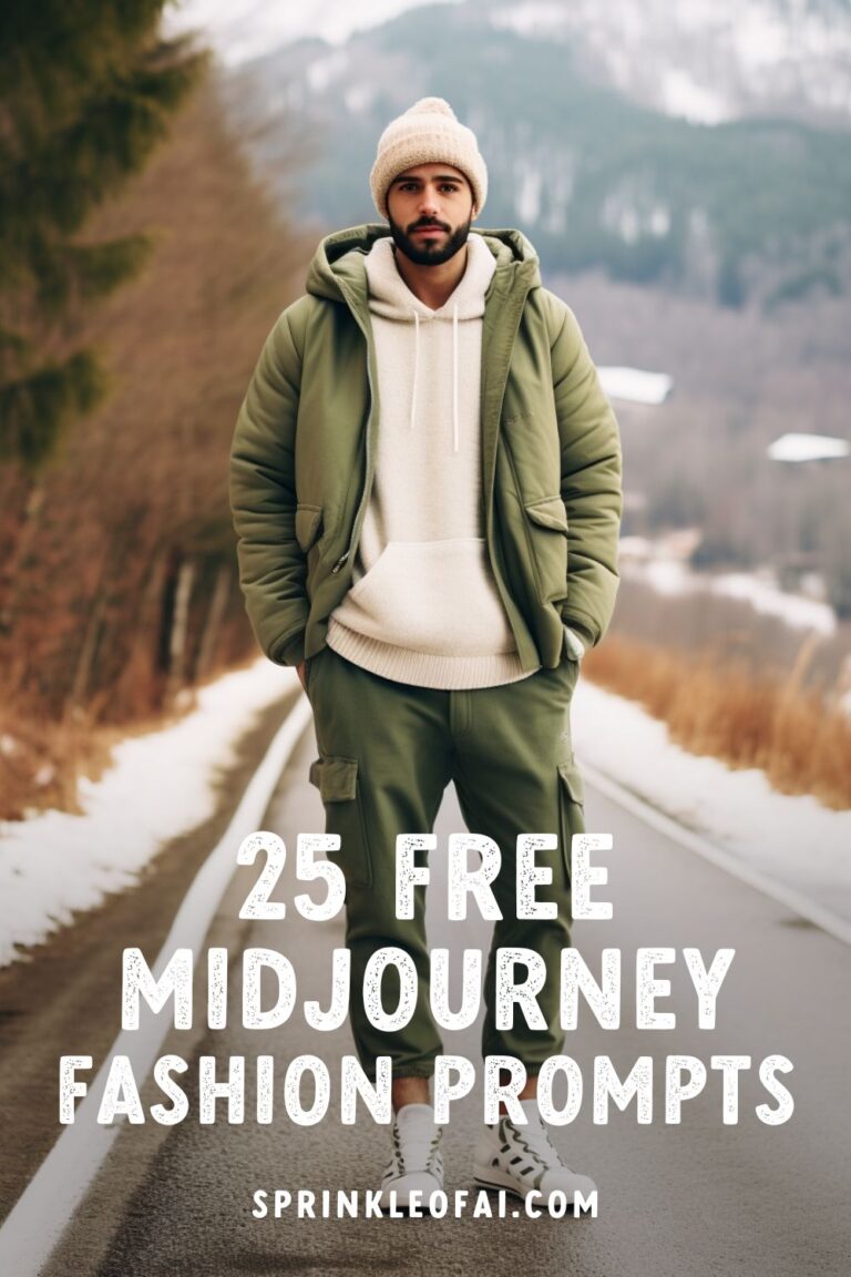 25 Free Best Midjourney Fashion Prompts | Sprinkle of AI