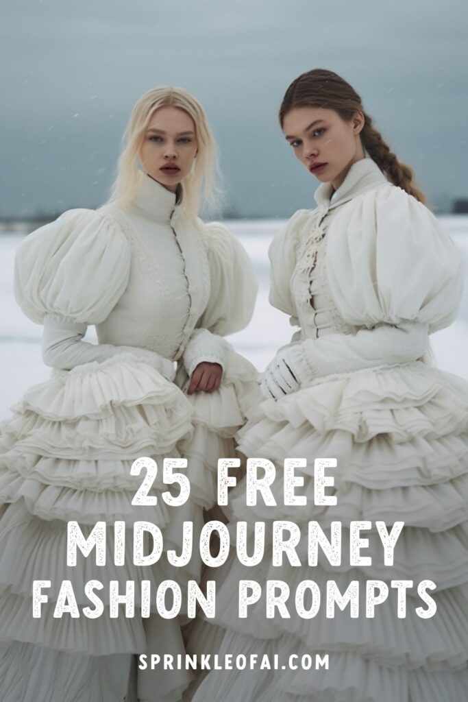 25 Free Best Midjourney Fashion Prompts | Sprinkle of AI