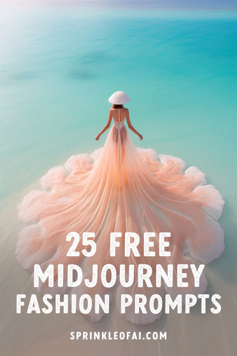 25 Free Best Midjourney Fashion Prompts | Sprinkle of AI