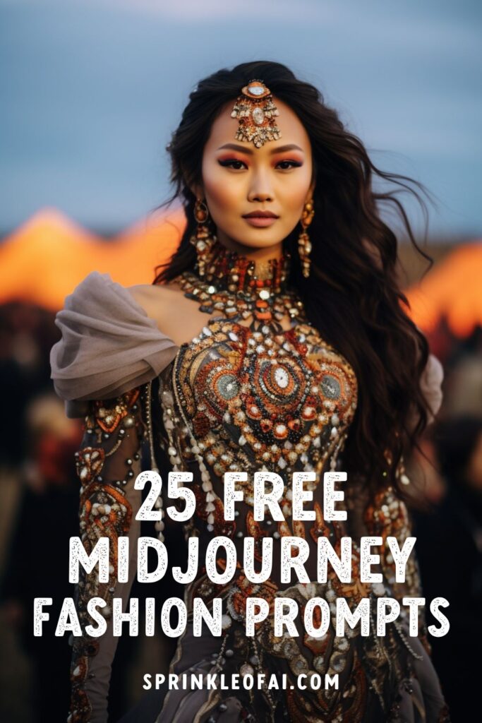 25 Free Best Midjourney Fashion Prompts | Sprinkle of AI