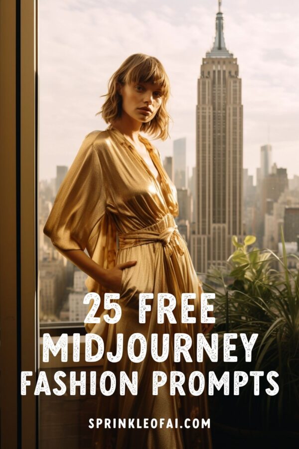 25 Free Best Midjourney Fashion Prompts | Sprinkle of AI
