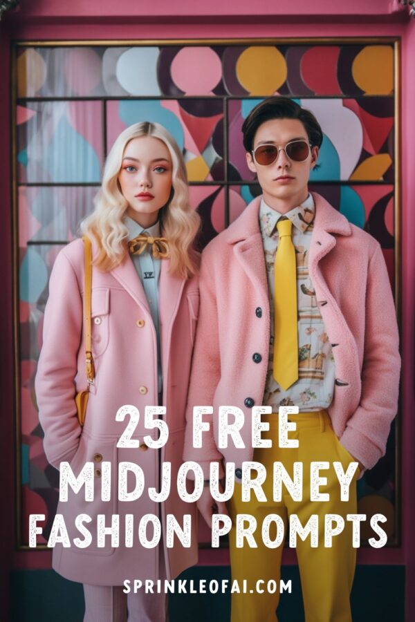 25 Free Best Midjourney Fashion Prompts | Sprinkle of AI
