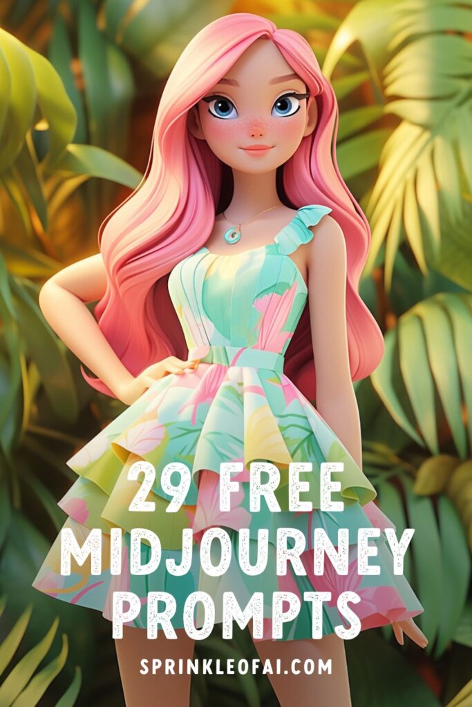 29 Super Cute Niji Anime Girl Midjourney Prompts | Sprinkle of AI