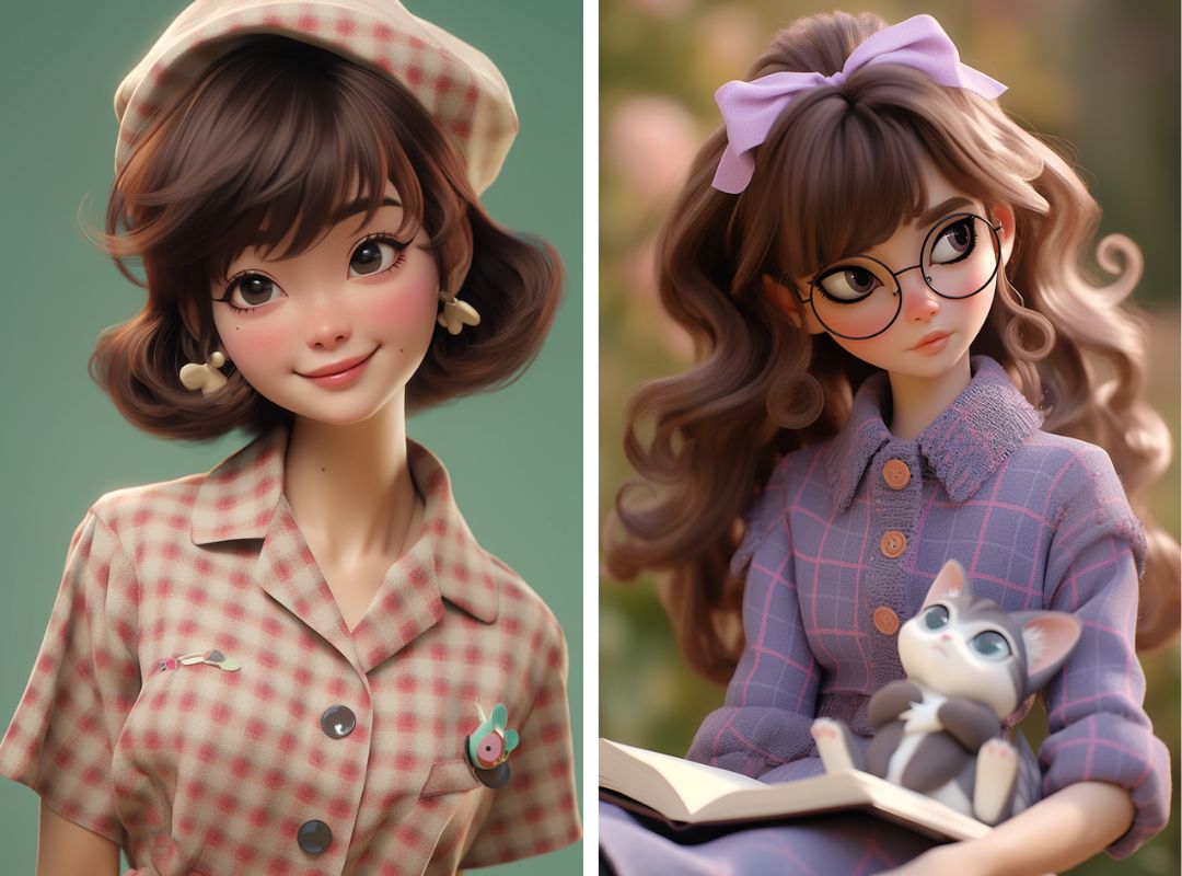 29 Super Cute Niji Anime Girl Midjourney Prompts | Sprinkle of AI