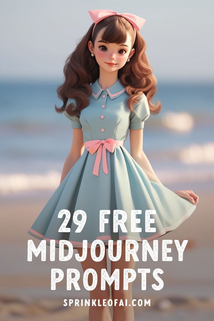 29 Super Cute Niji Anime Girl Midjourney Prompts | Sprinkle of AI