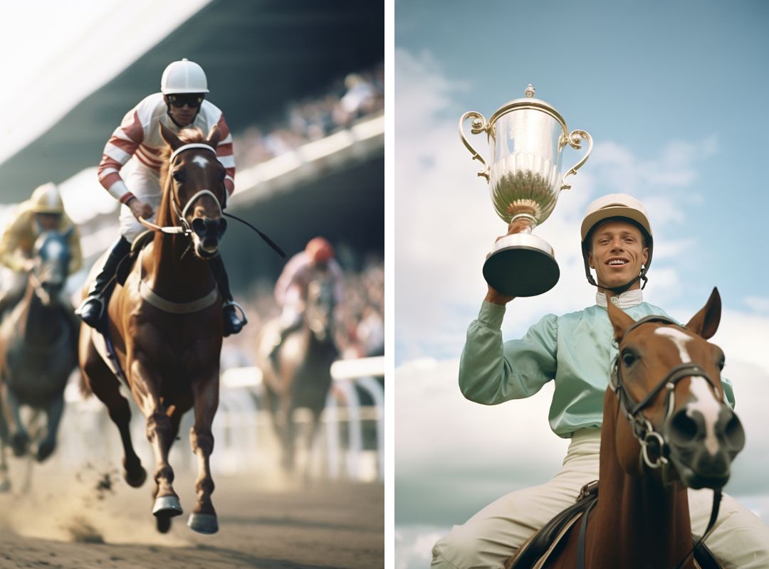 At the Ascot Horse Races - 27 Free Vintage Time Travel Midjourney ...