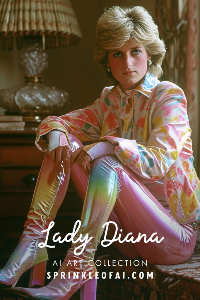 Celebrating Lady Diana's Timeless Elegance with AI: A Colorful Tribute ...